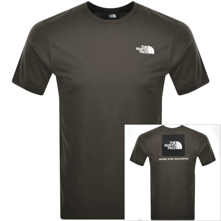 The north face ian brown t shirt store
